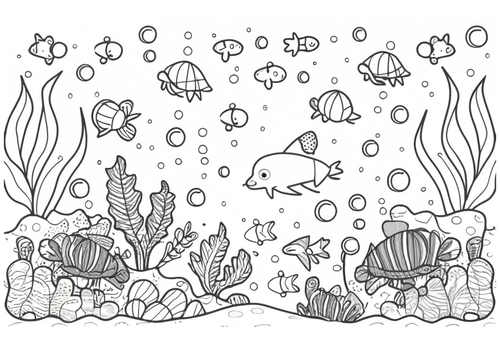 20 A4 OCEAN Themed Colouring / Coloring Sheets, Pages / Mindfulness ...