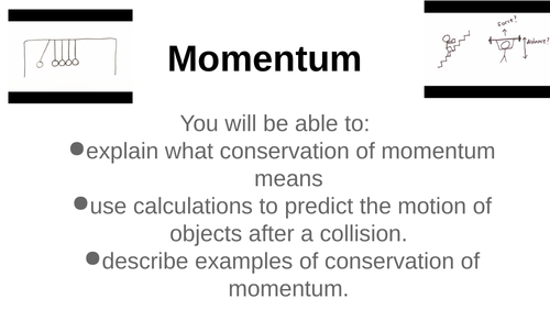 P10.5 Using conservation of momentum | Teaching Resources