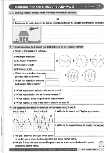 P12.5 Sound waves | Teaching Resources