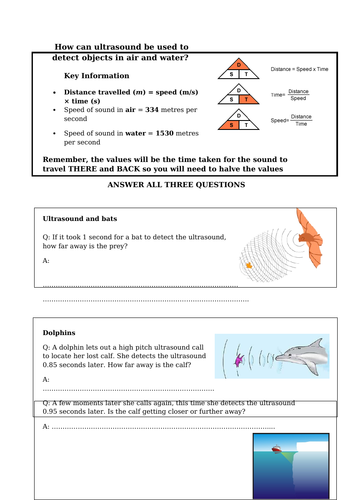 P12.6 The uses of ultrasound | Teaching Resources