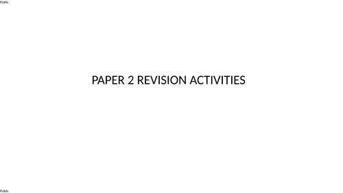 A level DT Product Design (AQA) Paper 2 revision activities | Teaching ...