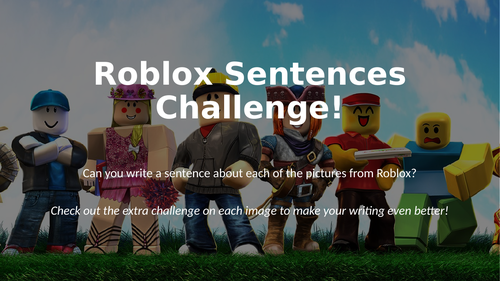 ROBLOX SPAG GPS writing challenge KS2 | Teaching Resources