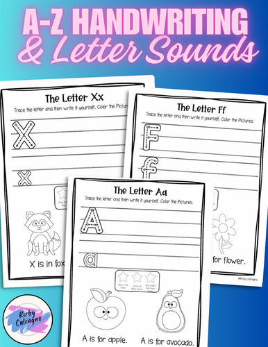 A-Z Letter Sounds and Handwriting | Teaching Resources