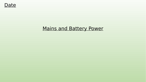 Science - Year 6 Electricity | Teaching Resources