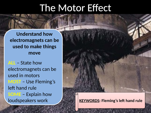 P15.4 The motor effect | Teaching Resources