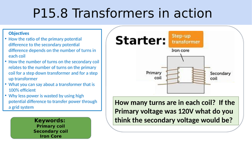 P15.8 Transformers in Action | Teaching Resources