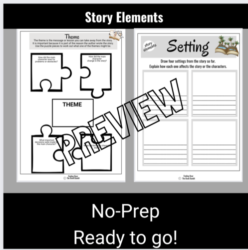 FINDING BEAR Novel Study and Reading Comprehension Activities ...