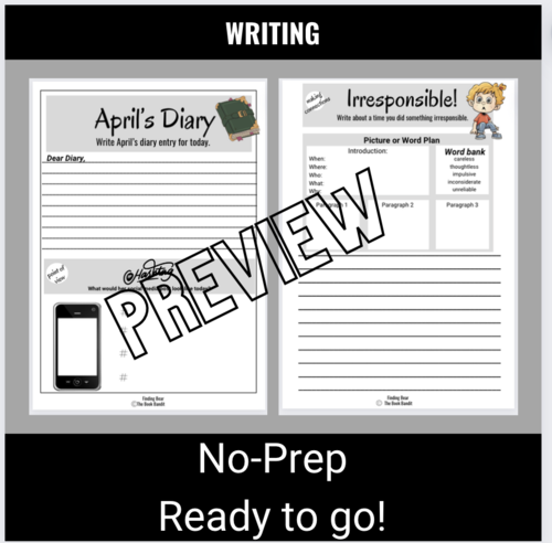 FINDING BEAR Novel Study and Reading Comprehension Activities ...