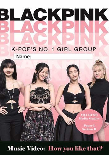 Blackpink AQA GCSE Media Studies workbook | Teaching Resources