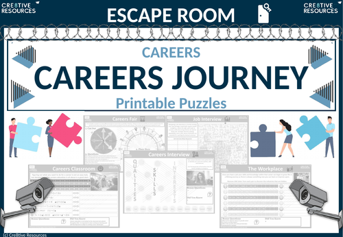 Secondary Careers Escape Room | Teaching Resources