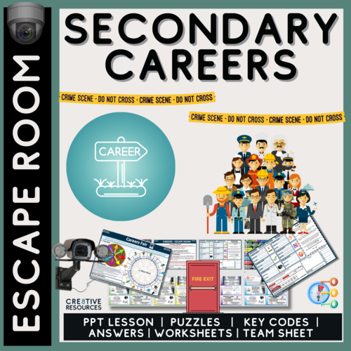 Secondary Careers Escape Room | Teaching Resources