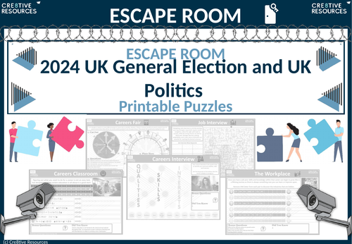 UK General Election - Politics Escape Room | Teaching Resources