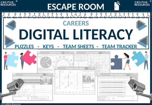 Digital Literacy - Escape Room | Teaching Resources