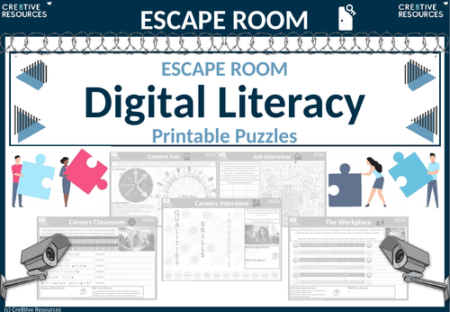 Digital Literacy - Escape Room | Teaching Resources