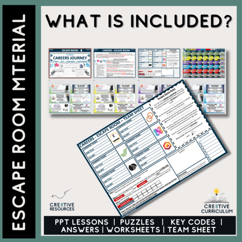 Exploring Careers Escape Room | Teaching Resources