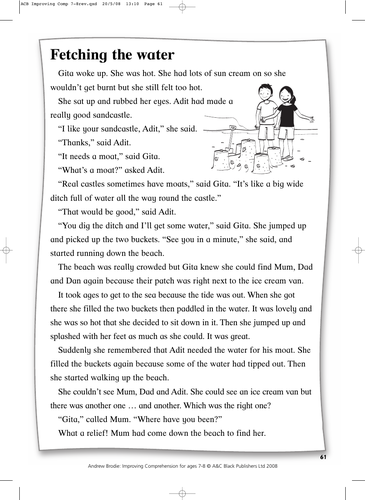 Reading comprehension age 7-8 (Year 4) | Teaching Resources