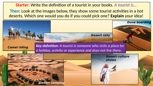 KS3 Geography Hot Deserts SoW *9 lessons + assessment* Sahara, Africa ...