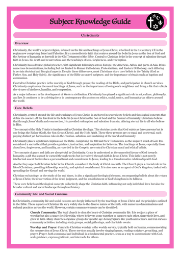 RE Subject Knowledge Guides | Teaching Resources