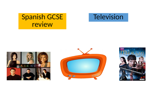Spanish GCSE review - Television | Teaching Resources