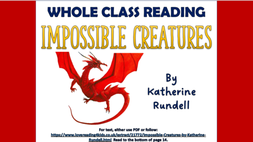 Impossible Creatures - Whole Class Reading Session! | Teaching Resources