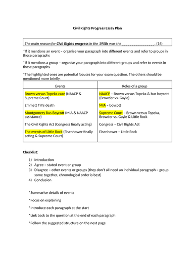 Progress in the 1950s – Civil Rights in the USA,1945-74 – Part 2 ...