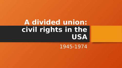 Progress in the 1950s – Civil Rights in the USA,1945-74 – Part 2 ...