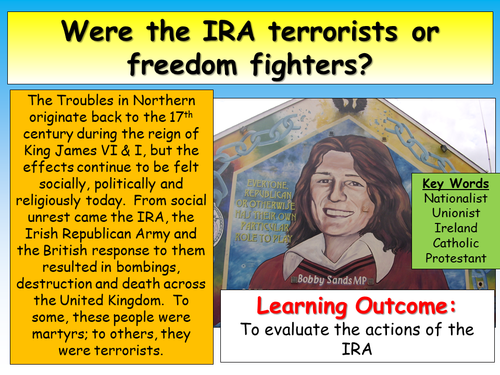 IRA Terrorism | Teaching Resources