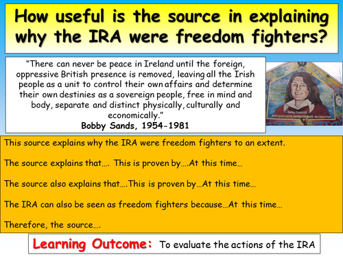 IRA Terrorism | Teaching Resources