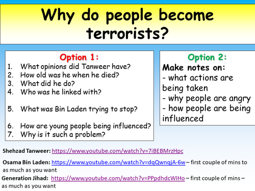 Terrorist or Freedom Fighter | Teaching Resources