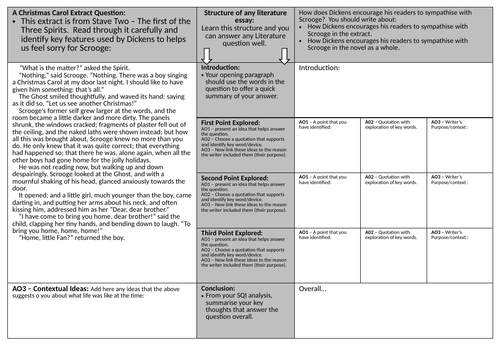 Literature Revision - Essay Planning | Teaching Resources