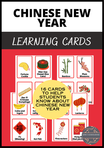 Chinese New Year -Learning Cards - World Festivals - Spring Festival ...
