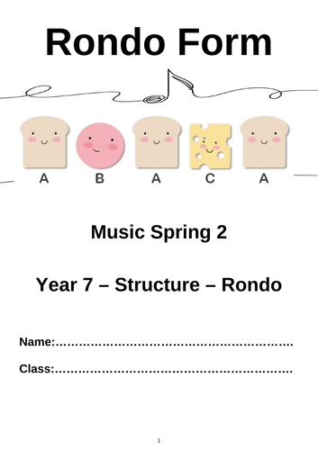 Rondo form/Structure | Teaching Resources