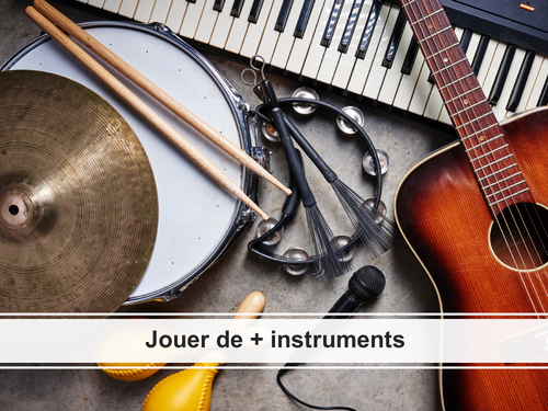 Jouer de + instruments | Teaching Resources