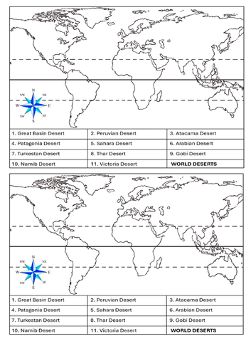 KS3 Geography: Hot Deserts - What are hot deserts like and where are ...