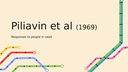 Piliavin's Core Study (OCR Psychology) | Teaching Resources