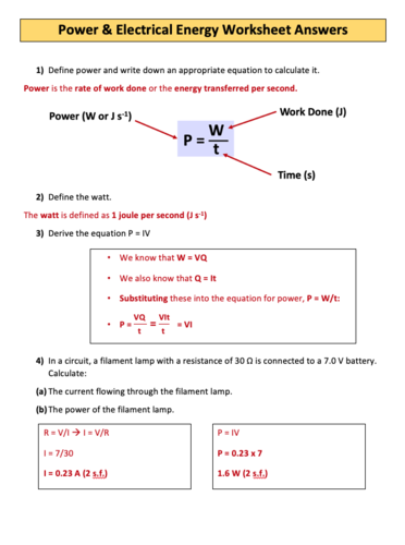 Electrons, Waves & Photons Worksheets - A Level Physics | Teaching ...