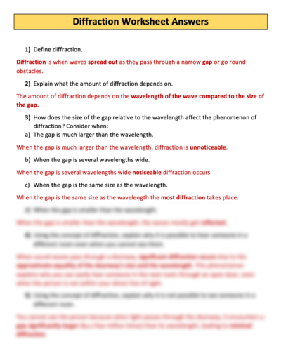 Electrons, Waves & Photons Worksheets - A Level Physics | Teaching ...