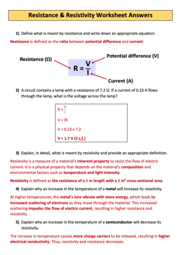 Electrons, Waves & Photons Worksheets - A Level Physics | Teaching ...