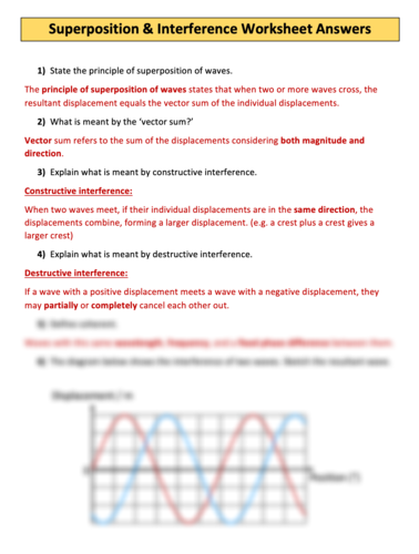 Electrons, Waves & Photons Worksheets - A Level Physics | Teaching ...
