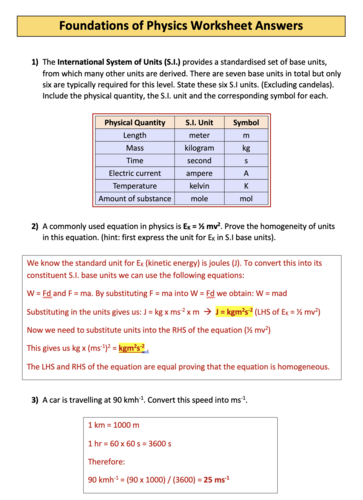 [Year 1] A Level Physics Lesson Bundle | Teaching Resources