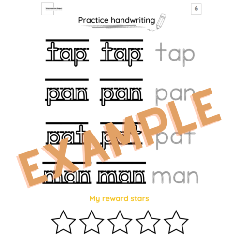 Phonics Worksheet Level 1.1 (Focused Sounds :m,a,s,d,t,i,n,p,g,o ...