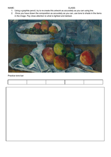 Lesson Cover and Finishing Activities for BGE/KS3 Art and Design ...