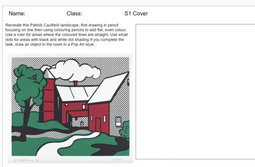 Lesson Cover and Finishing Activities for BGE/KS3 Art and Design ...