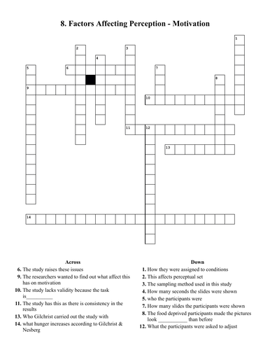 AQA GCSE Psychology: Paper 1 - PERCEPTION BUNDLE | Teaching Resources