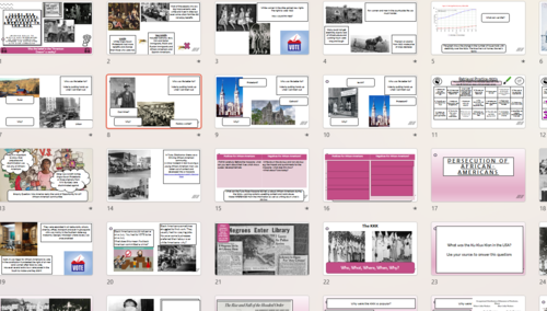 1920s USA Life for African Americans | Teaching Resources