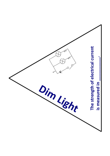 KS3 electricity 2 tarsia | Teaching Resources