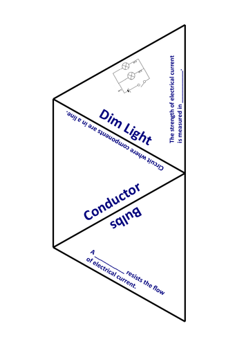 KS3 electricity 2 tarsia | Teaching Resources