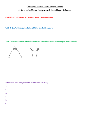 KS3 Dance Introduction to Dance | Teaching Resources