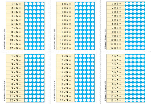 Times Tables Arrays Mat/Grids | Teaching Resources