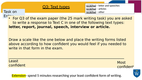 Cambridge Igcse Question 3 Lessons Teaching Resources
